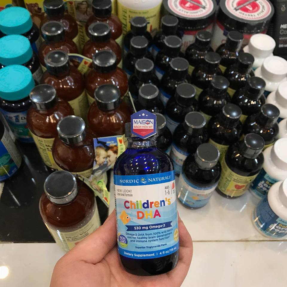 Bổ Sung DHA 525mg cho Trẻ 1 đến 6 Tuổi Nordic Naturals' Children's DHA ...